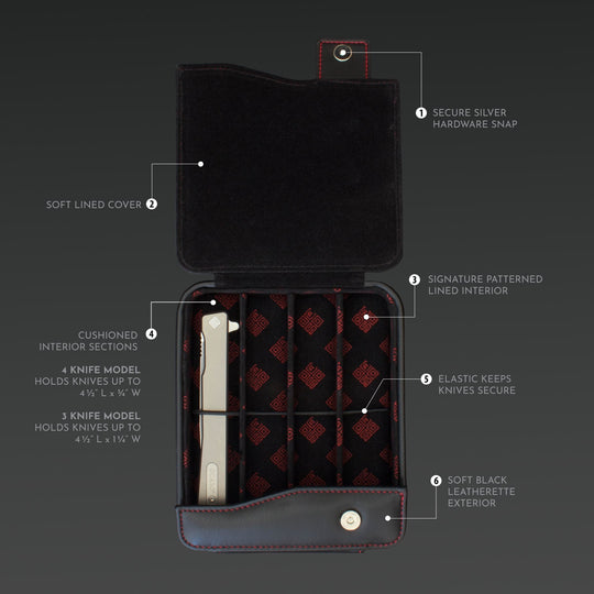 Knife Cases - Storage for Executive and Gentleman's Knives | Ocaso