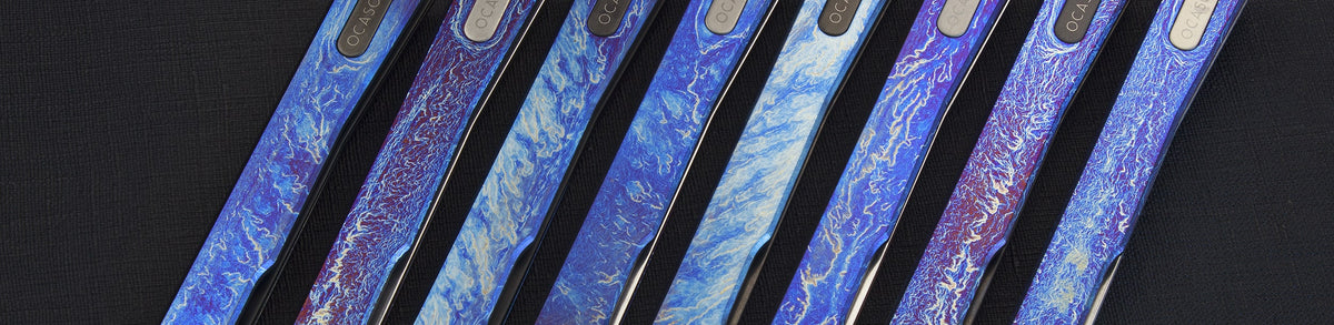 Entropic Anodized Titanium Solstice – Gentleman's Pocket Knife | Ocaso
