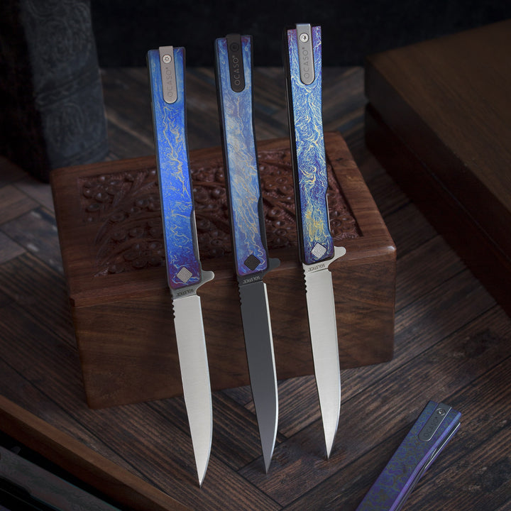 Entropic Anodized Titanium Solstice – Gentleman's Pocket Knife | Ocaso