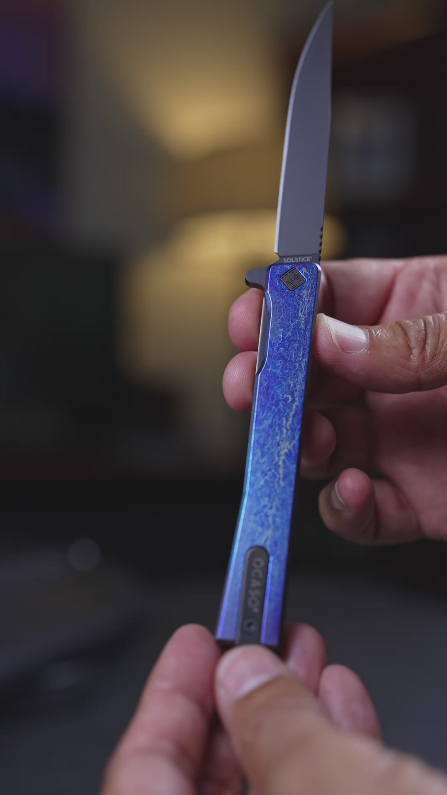Entropic Anodized Titanium Solstice – Gentleman's Pocket Knife | Ocaso ...
