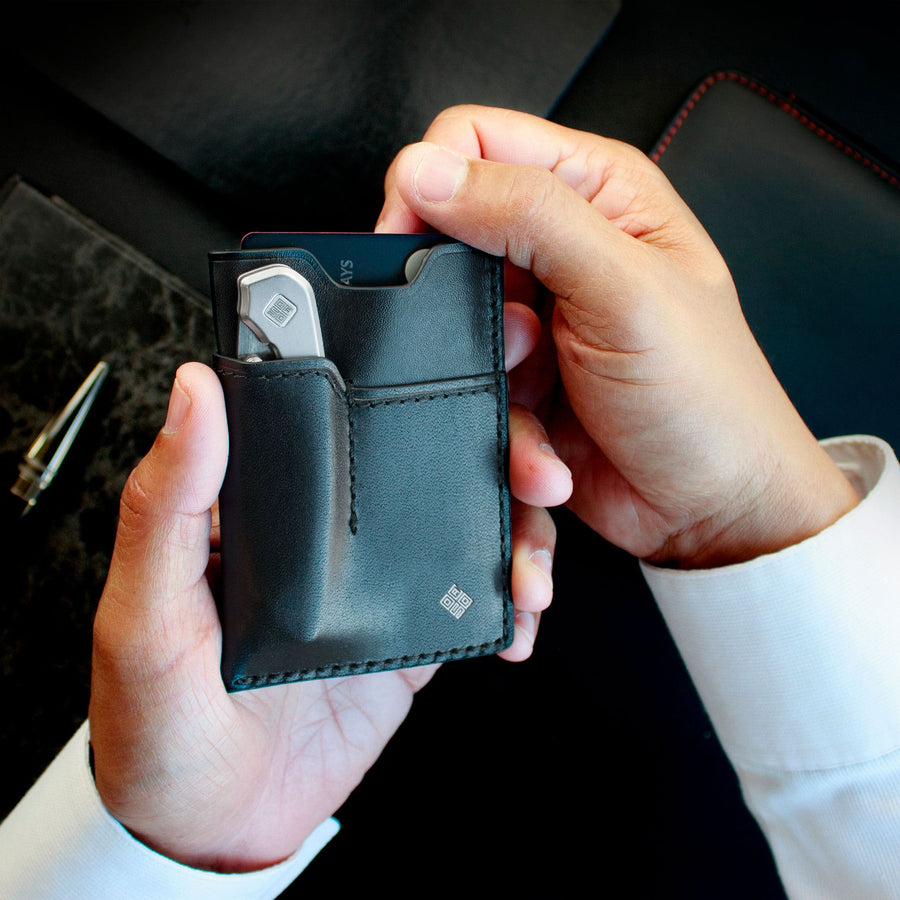 EDC Wallet – Full-Grain Leather Knife Wallet | Ocaso